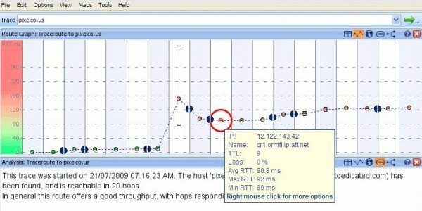 VisualRoute 2009 - Programa para Traceroute visual - Pixelco Tech