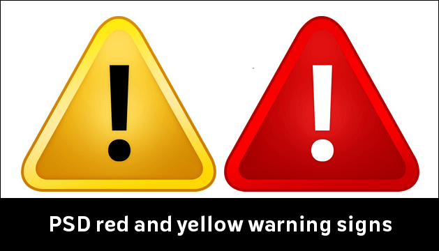 Recopilación de PSDs y brushes de avisos y alertas - Pixelco