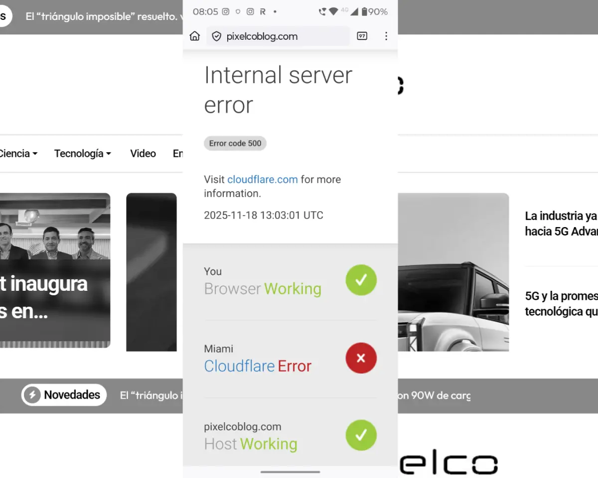 El apagón mundial de Cloudflare que paralizó a ChatGPT, X y más - Pixelco